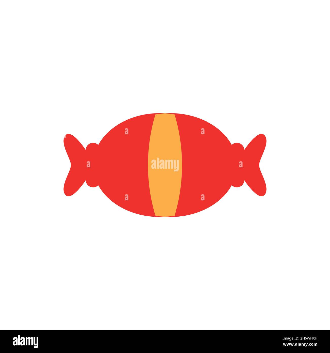 Candy flat icon. Simple style holiday poster background symbol. Logo ...