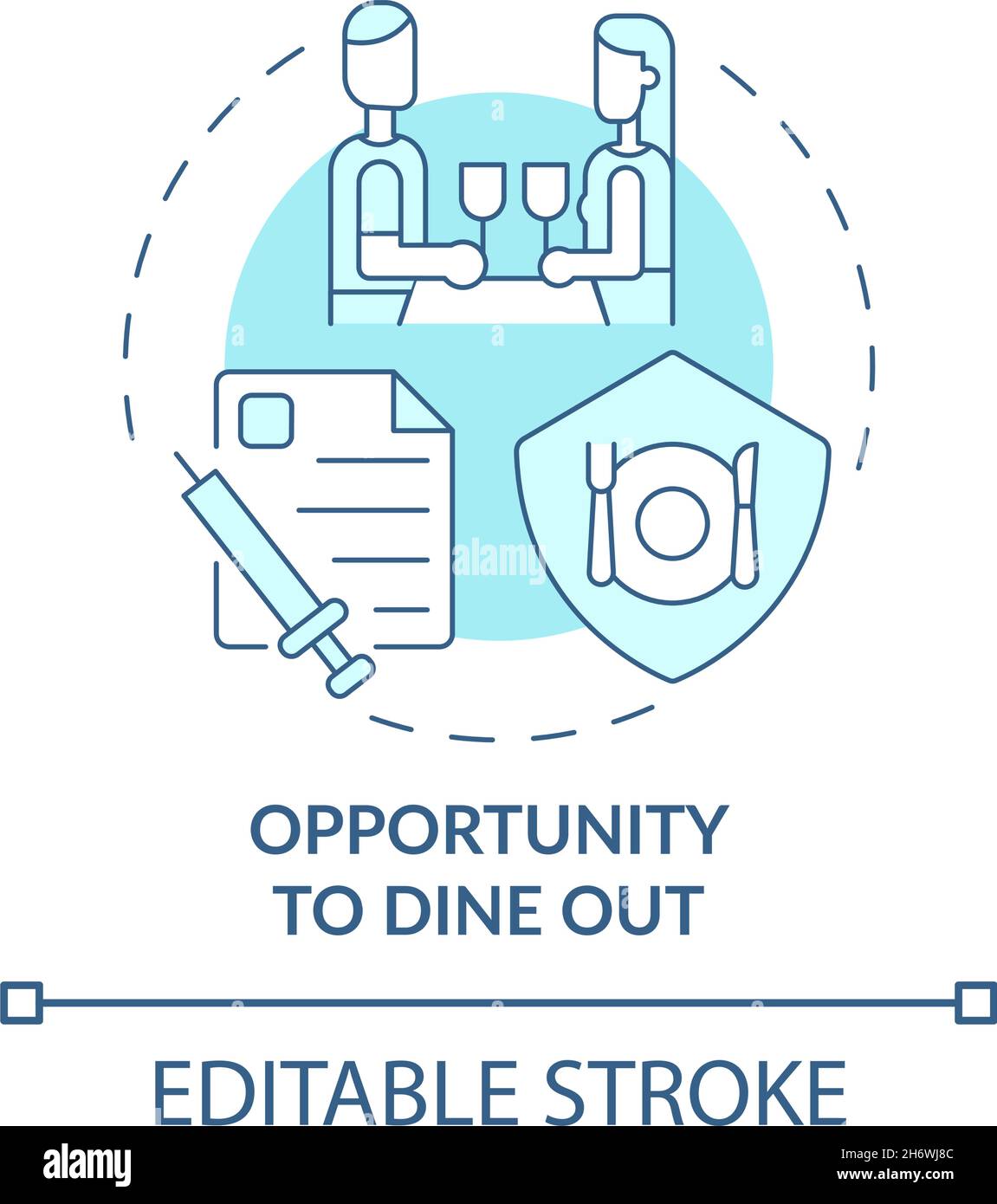 Out dine Stock Vector Images - Alamy
