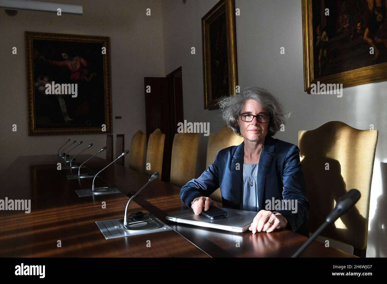 Nathalie Becquart at the General Secretariat of the Synod of Bishops at ...