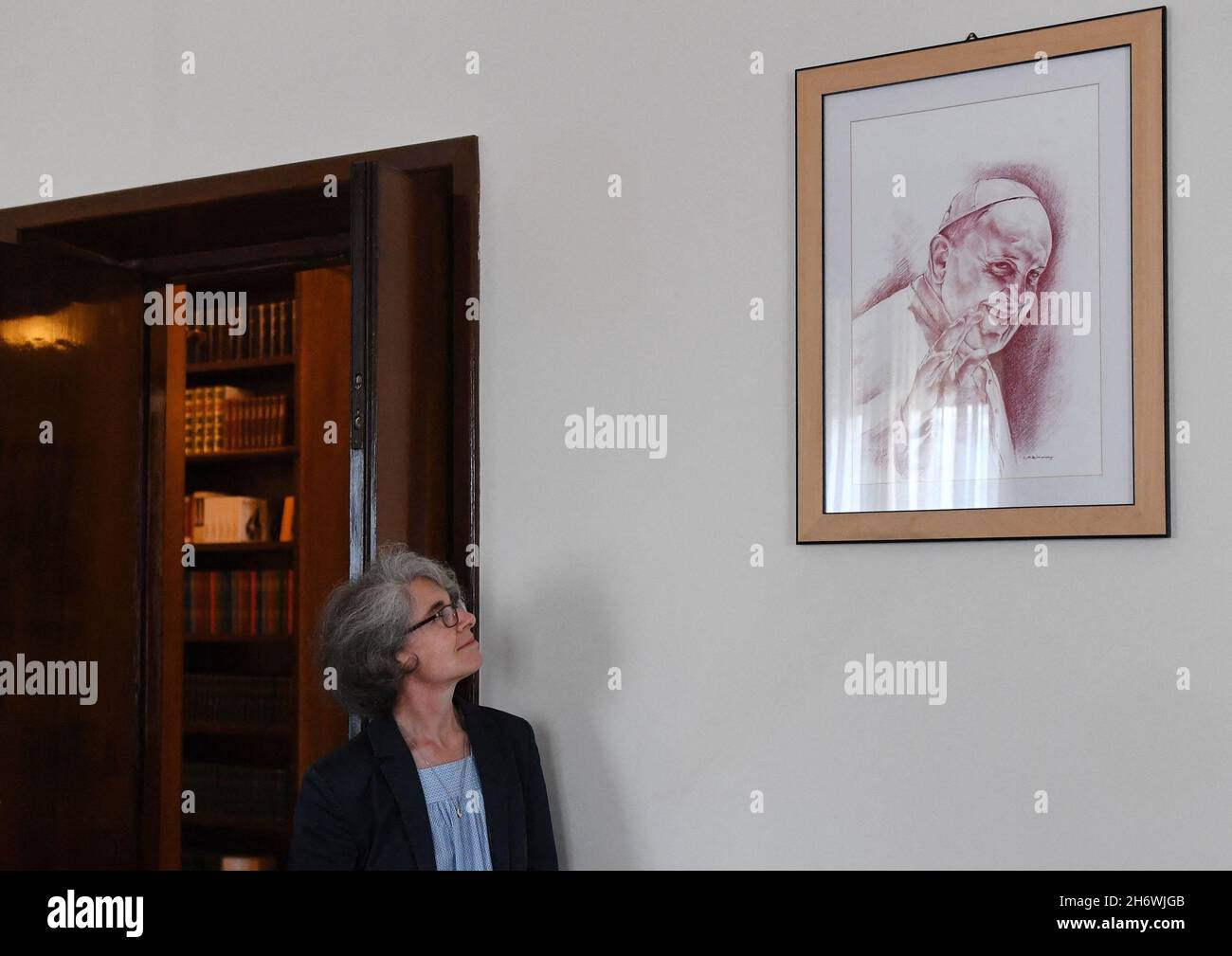 Nathalie Becquart at the General Secretariat of the Synod of Bishops at ...
