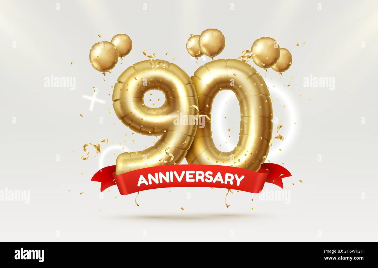 Happy 90th birthday Stock Vector Images - Alamy