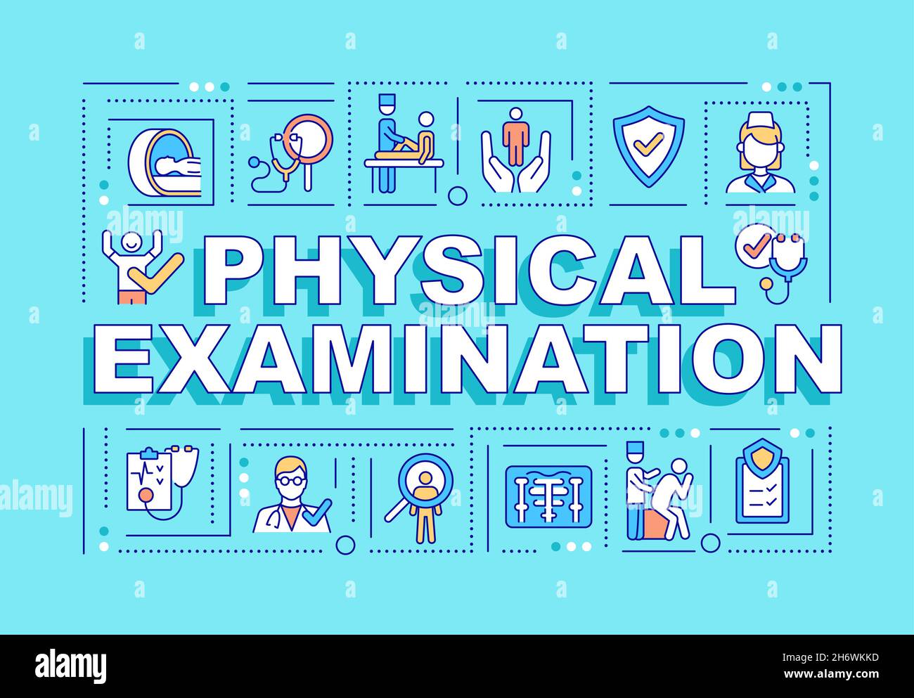 Annual physical exam Stock Vector Images - Alamy