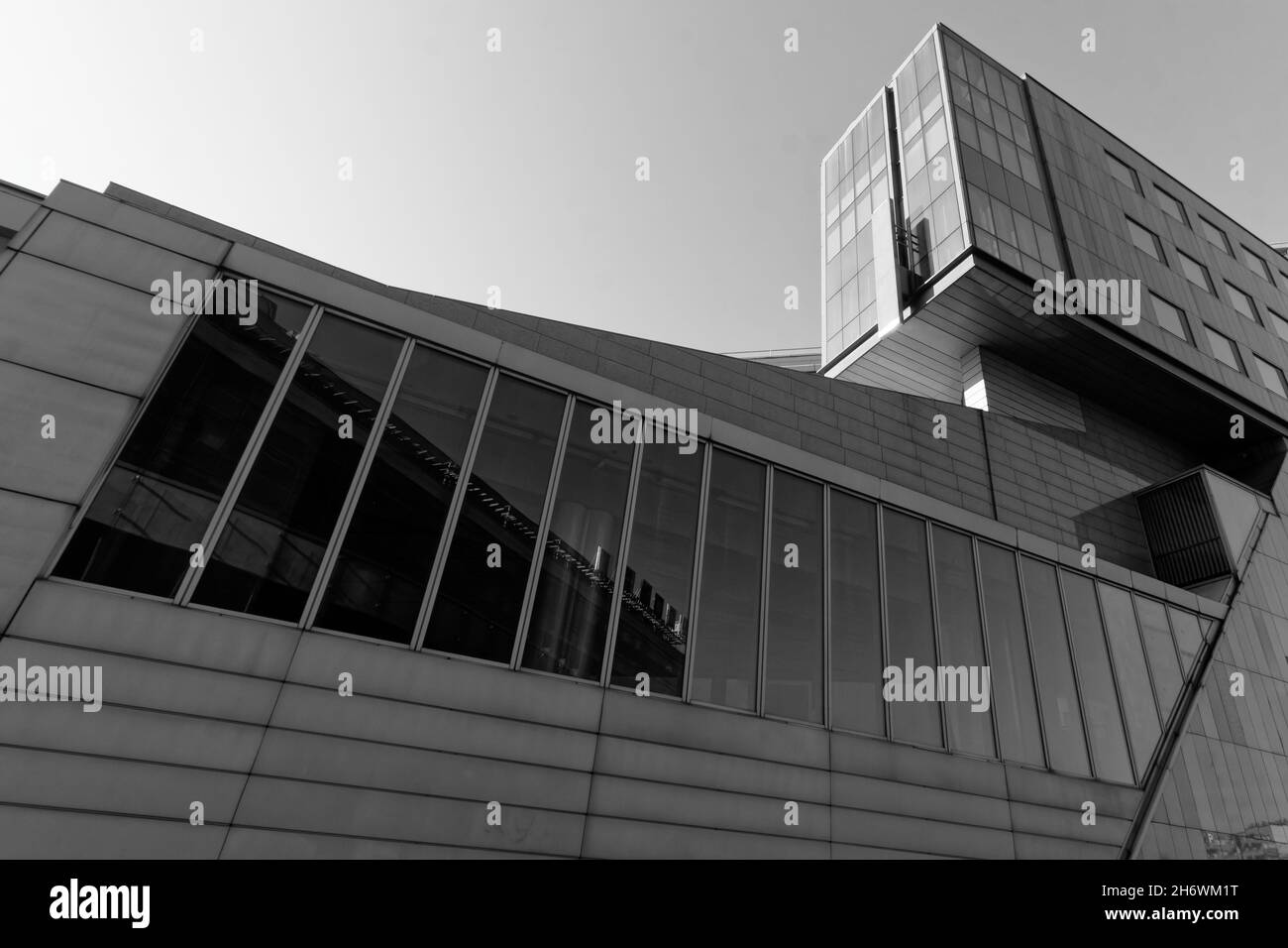 1990s business architecture in downtown Katowice (SL Stock Photo - Alamy