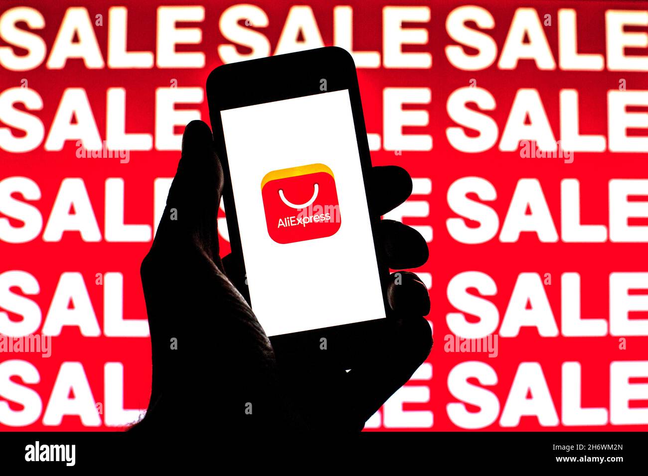 Aliexpress app logo hi-res stock photography and images - Alamy