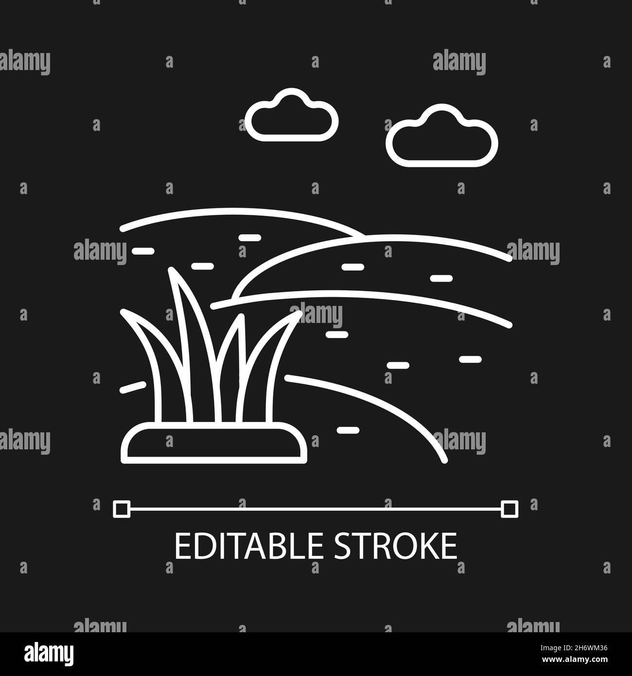 Grassland biome Stock Vector Images - Alamy