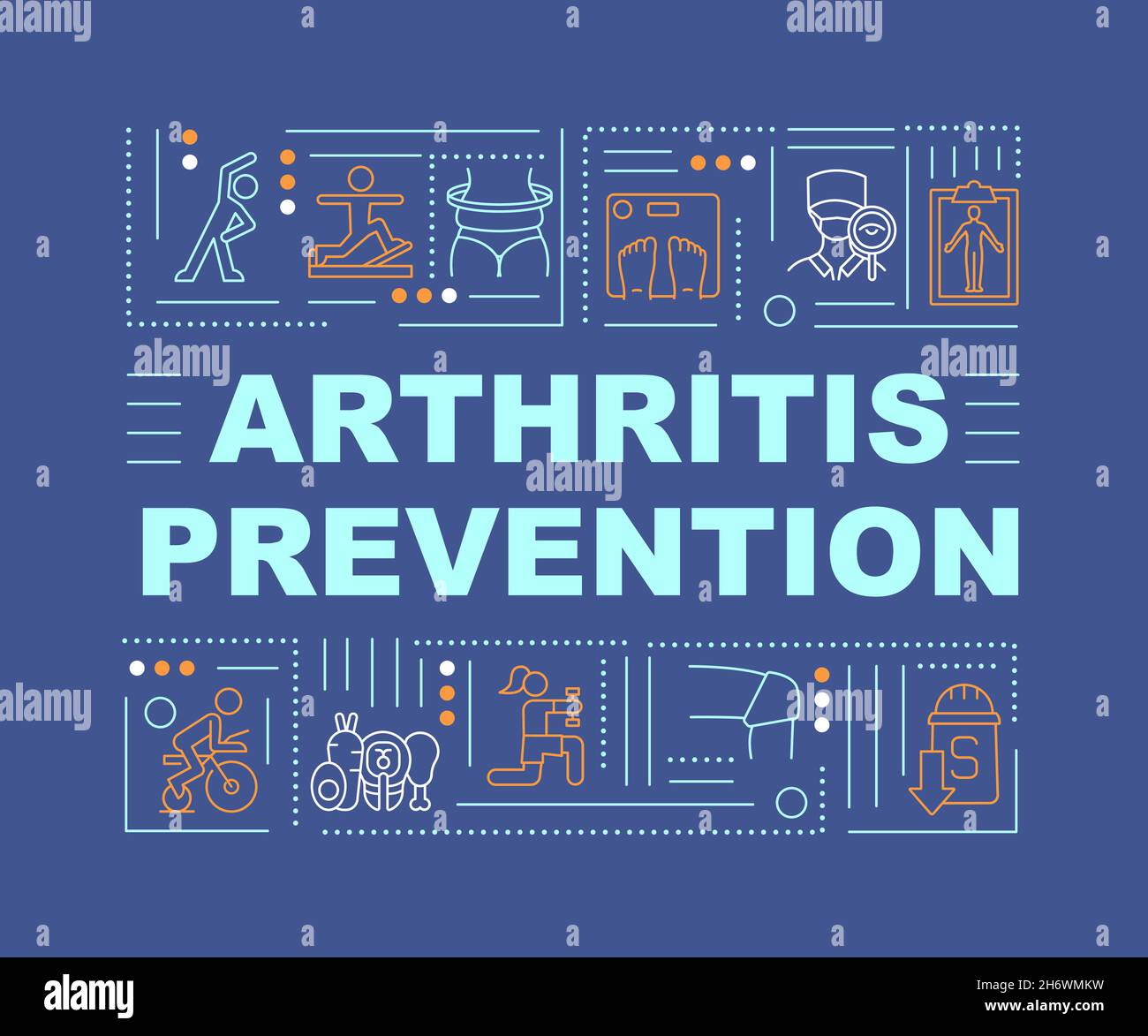 Prevent arthritis word concepts banner Stock Vector Image & Art - Alamy