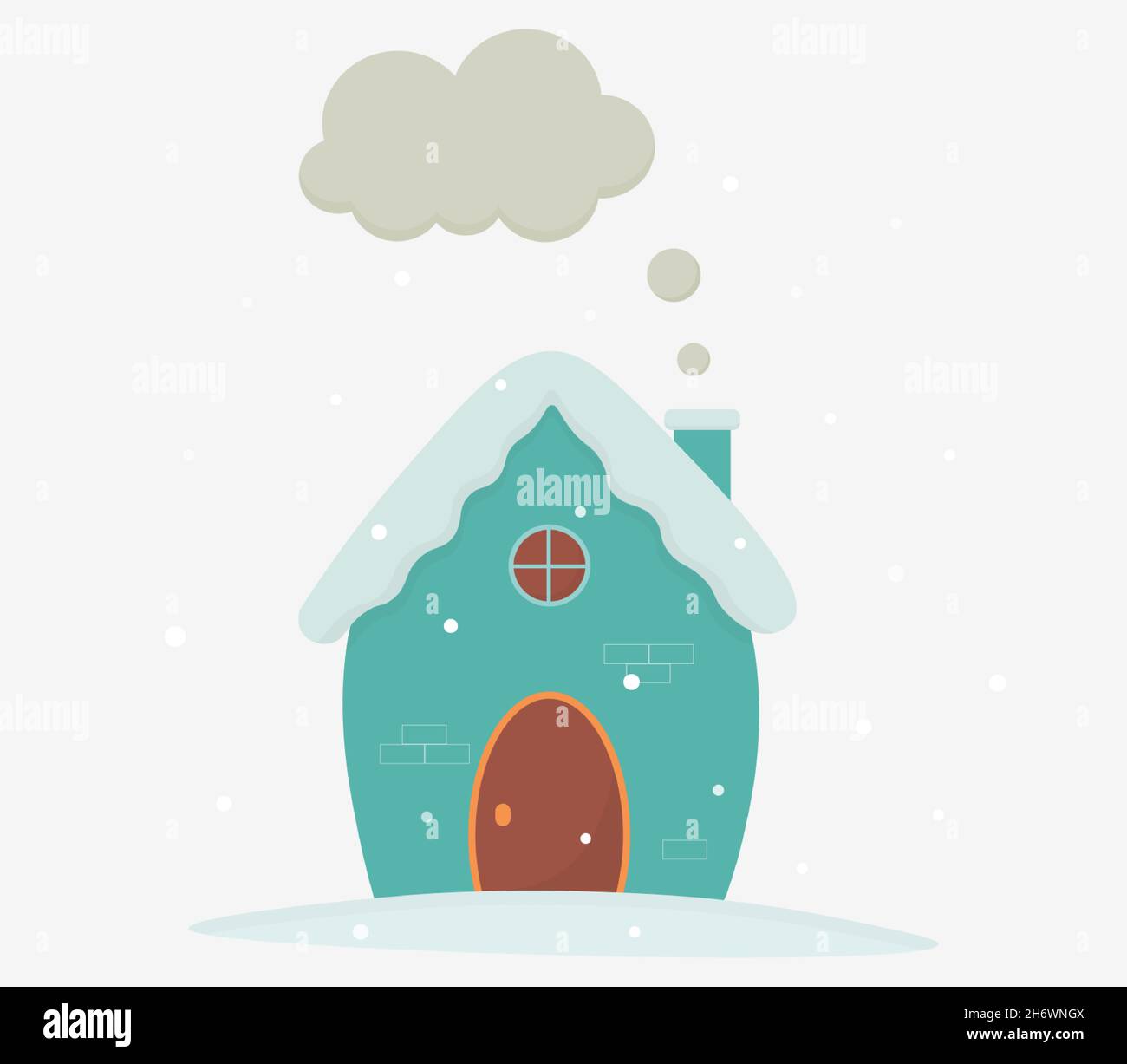 Cute gingerbread house village Cut Out Stock Images & Pictures - Alamy