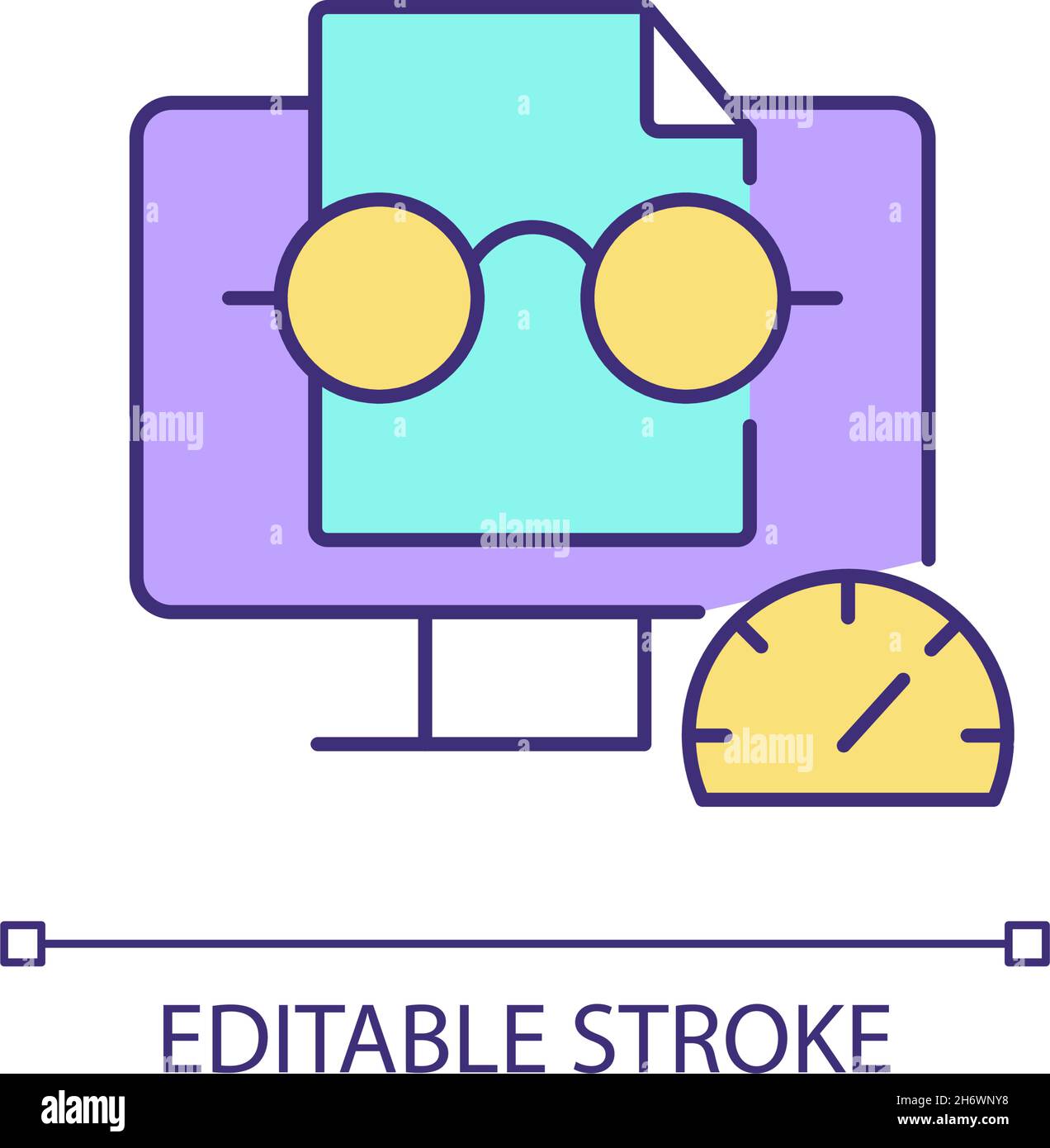 Speed reader Stock Vector Images - Alamy