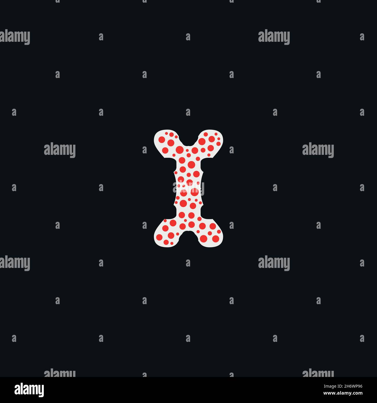 Leukemia flat icon. Simple style bone marrow cancer symbol. Blood ...