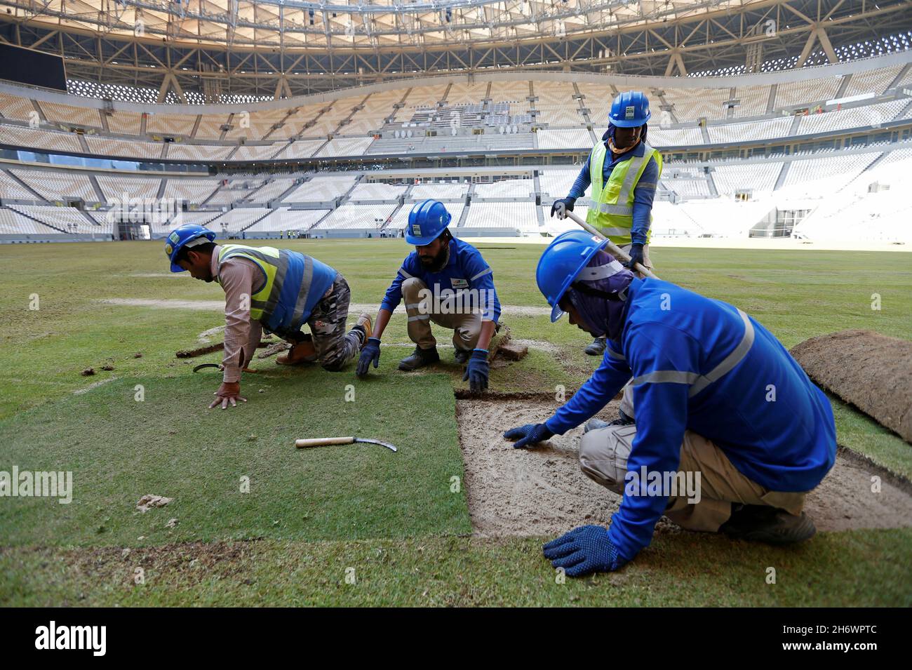 Football workers hi-res stock photography and images - Alamy