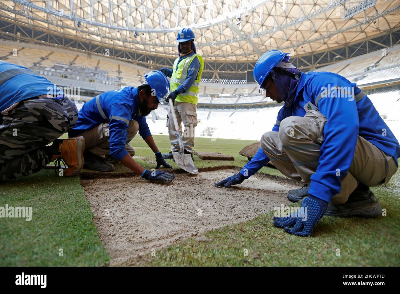 Football workers hi-res stock photography and images - Alamy