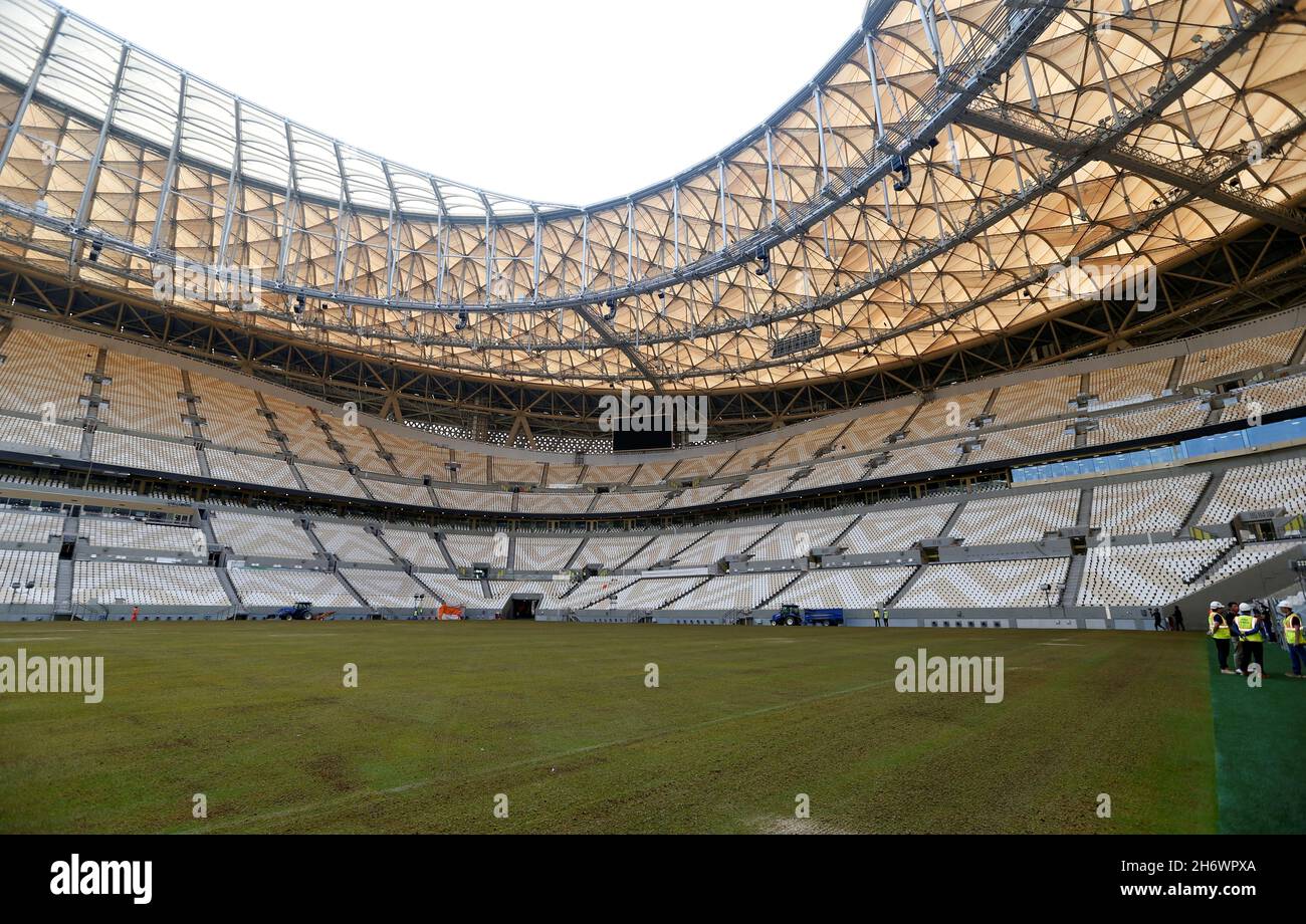 Lusail stadium view inside hi-res stock photography and images - Alamy