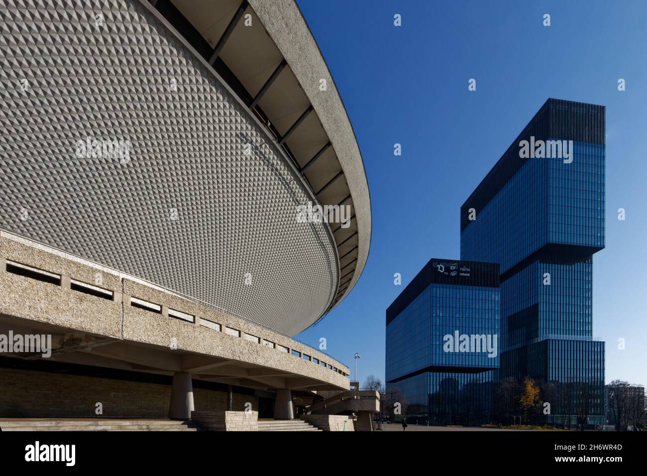 Iconic landmark - Spodek Arena in Katowice Stock Photo - Alamy