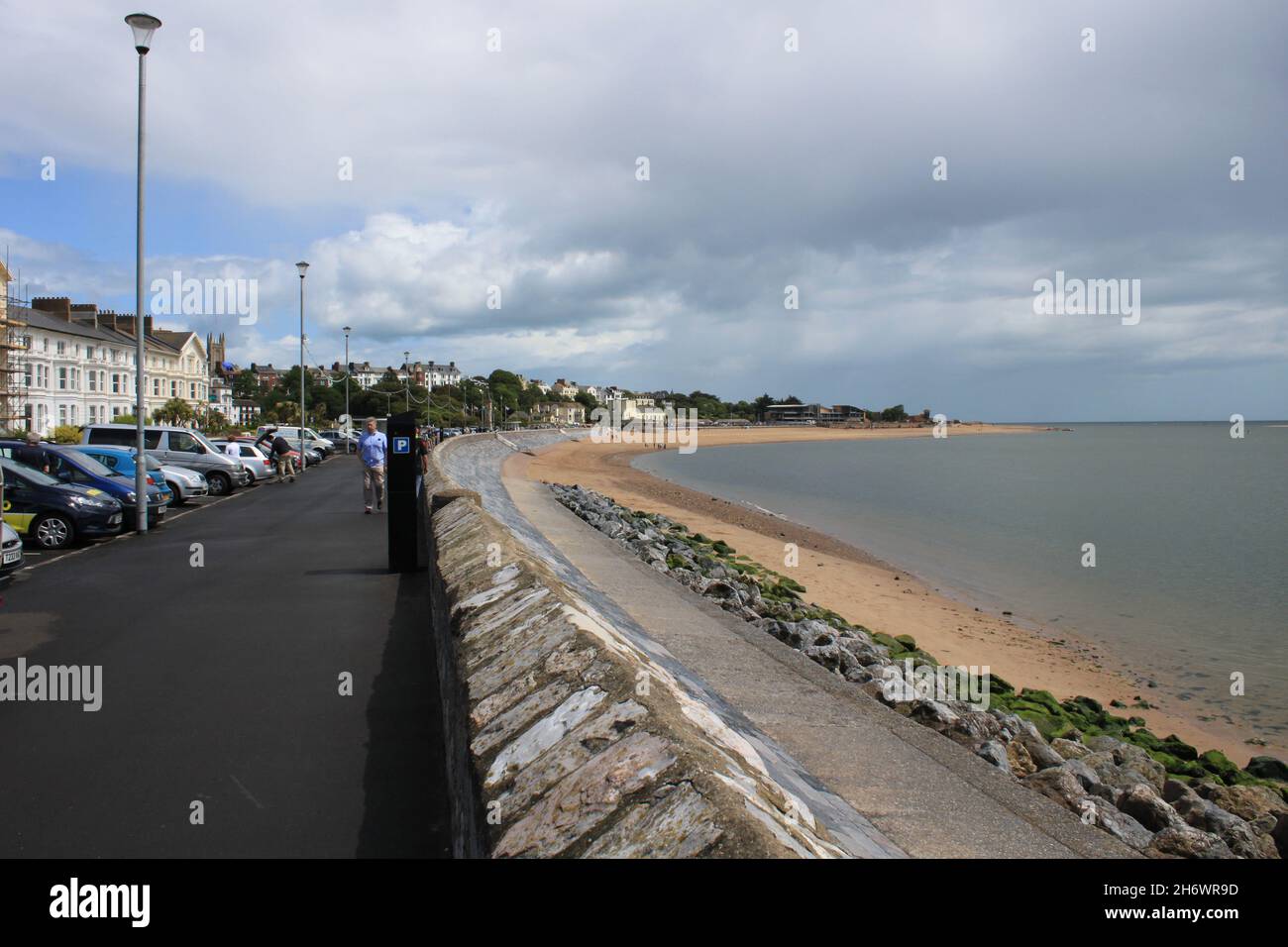Exmouth. The England south west coast path. South Devon. England. UK ...