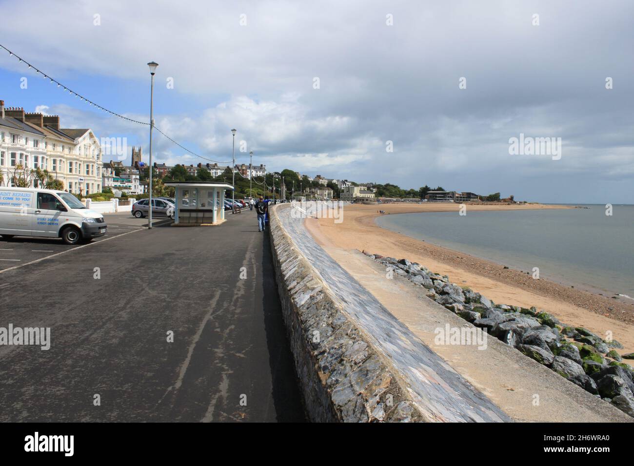 Exmouth. The England south west coast path. South Devon. England. UK ...