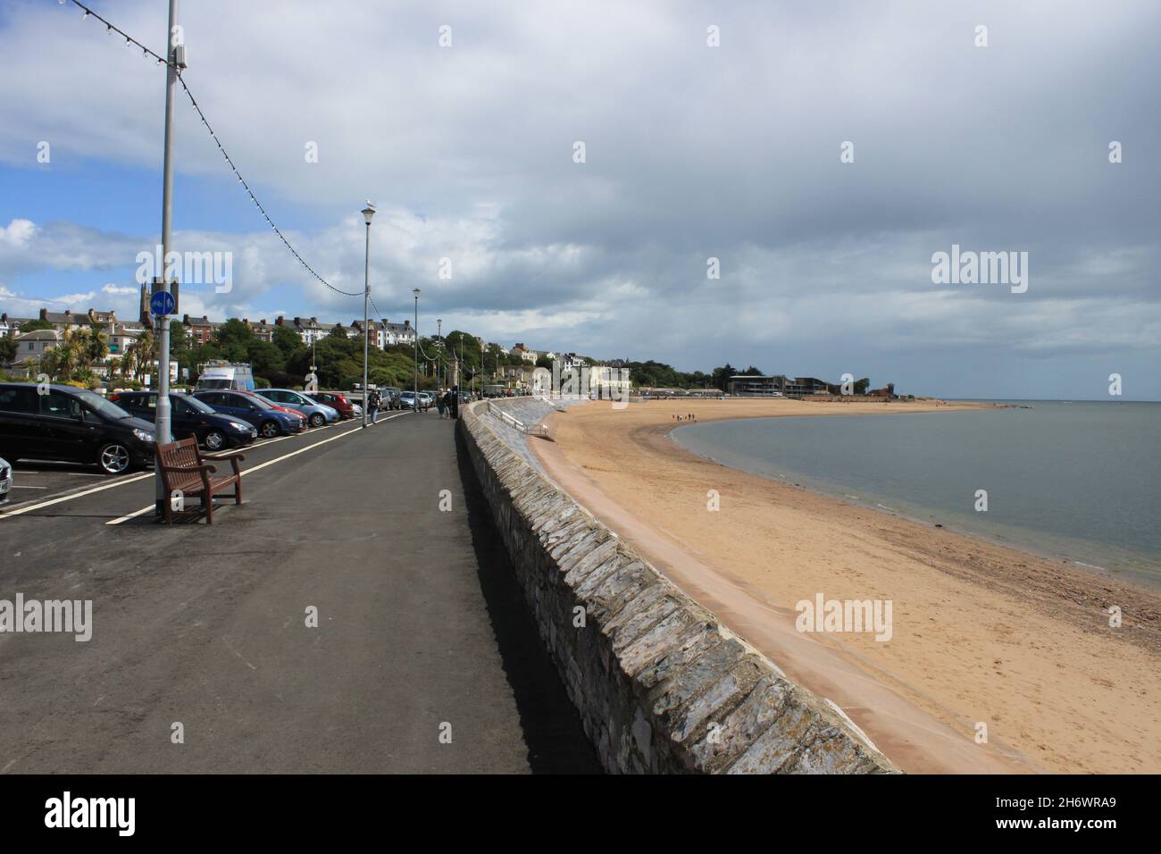 Exmouth. The England south west coast path. South Devon. England. UK ...