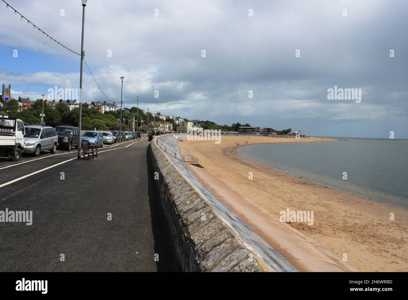 Exmouth. The England south west coast path. South Devon. England. UK ...