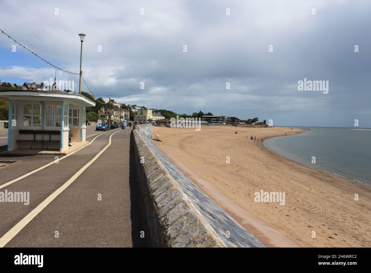Exmouth. The England south west coast path. South Devon. England. UK ...