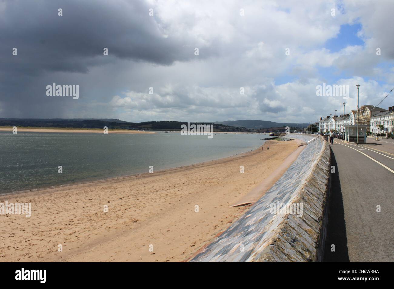 Exmouth. The England south west coast path. South Devon. England. UK ...