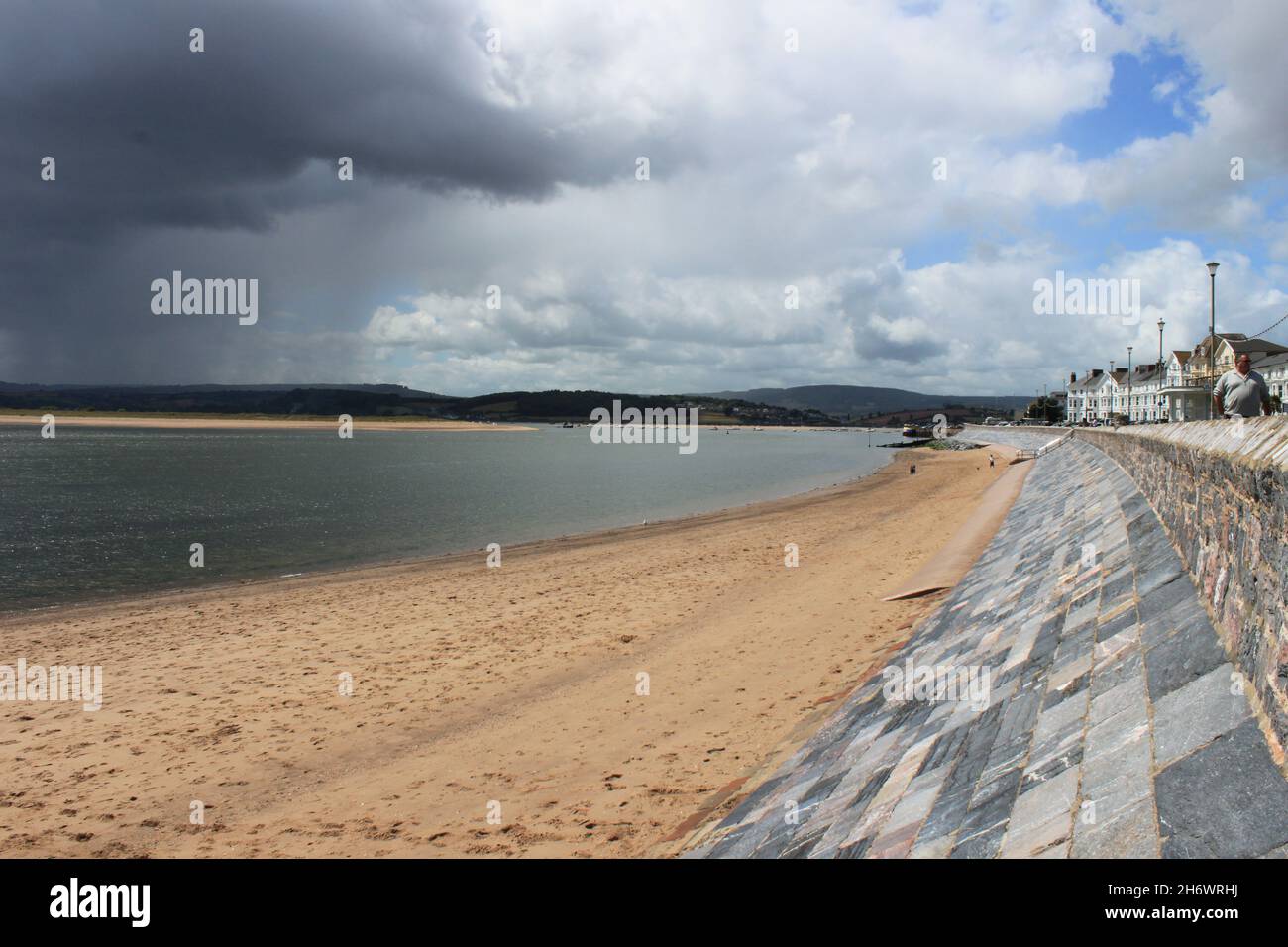 Exmouth. The England south west coast path. South Devon. England. UK ...
