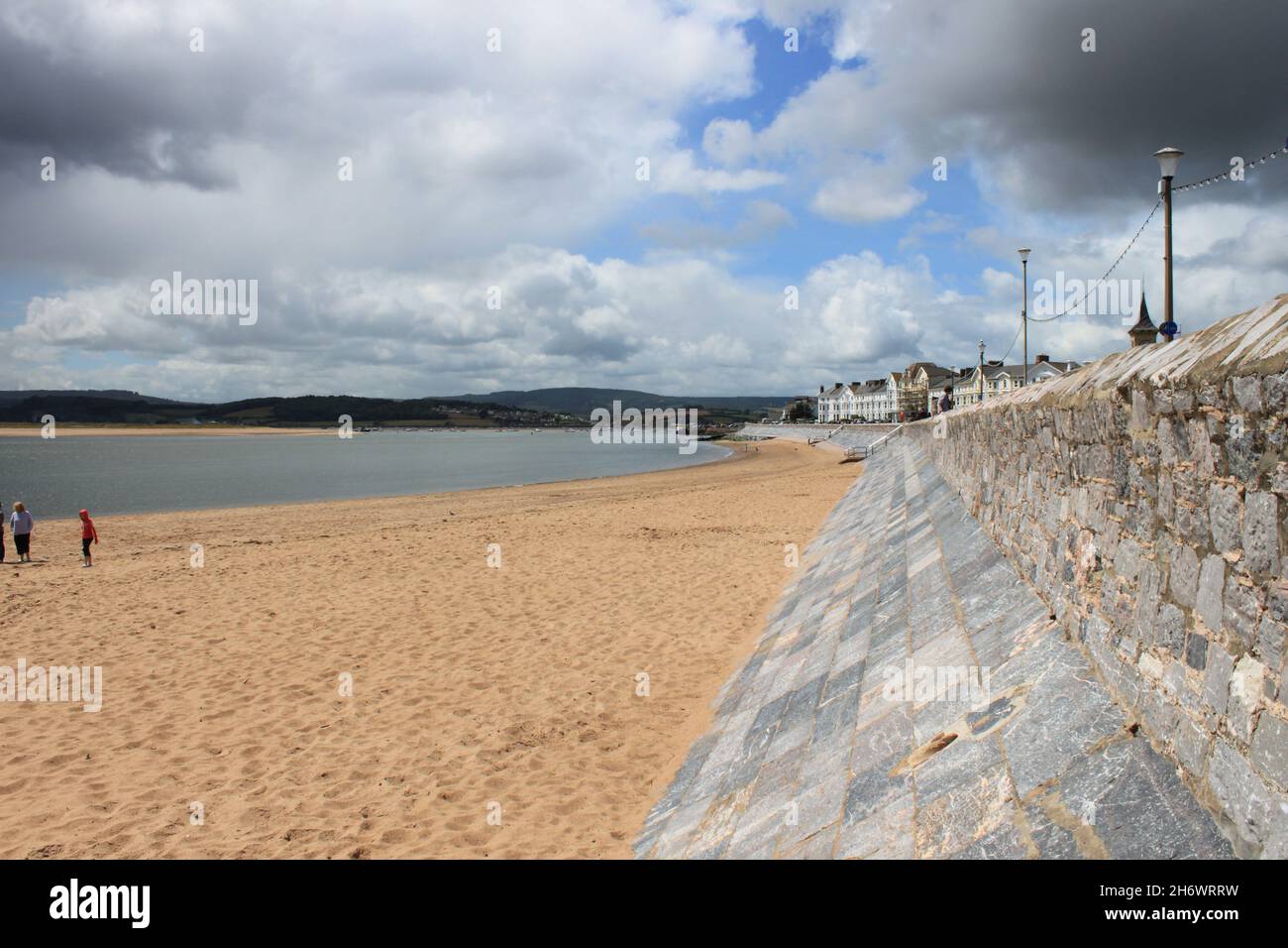 Exmouth. The England south west coast path. South Devon. England. UK ...