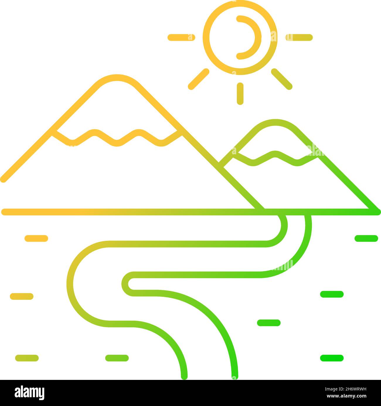 Valley gradient linear vector icon Stock Vector Image & Art - Alamy Valley gradient linear vector icon Stock Vector Image & Art - Alamy