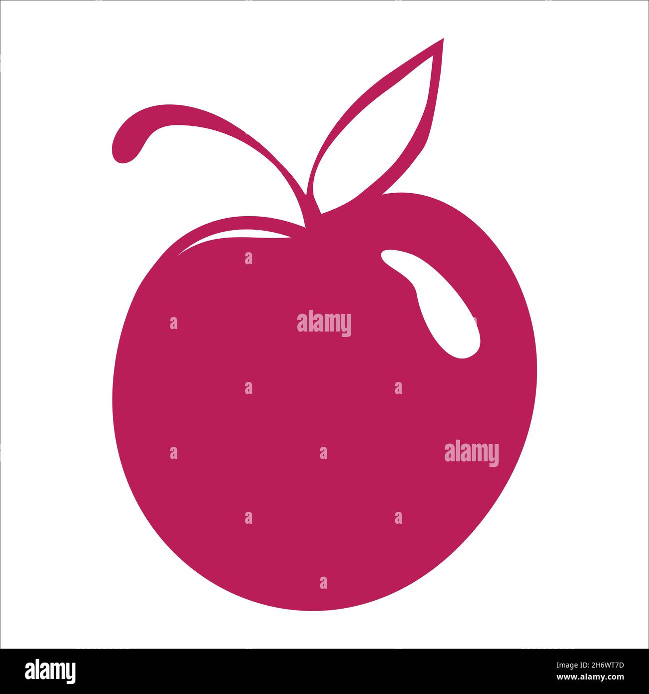Cherry berry sketch vector illustration. Hand drawn sweet desert Stock ...