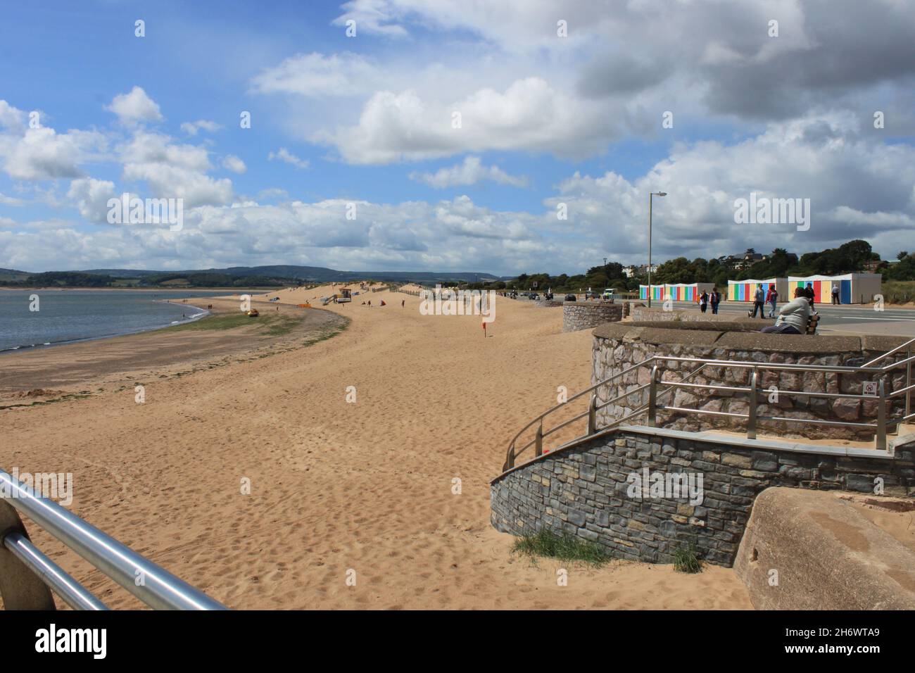 Exmouth. The England south west coast path. South Devon. England. UK ...