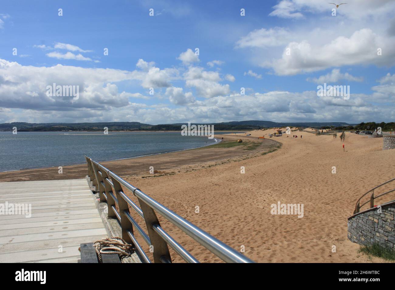 Exmouth. The England south west coast path. South Devon. England. UK ...