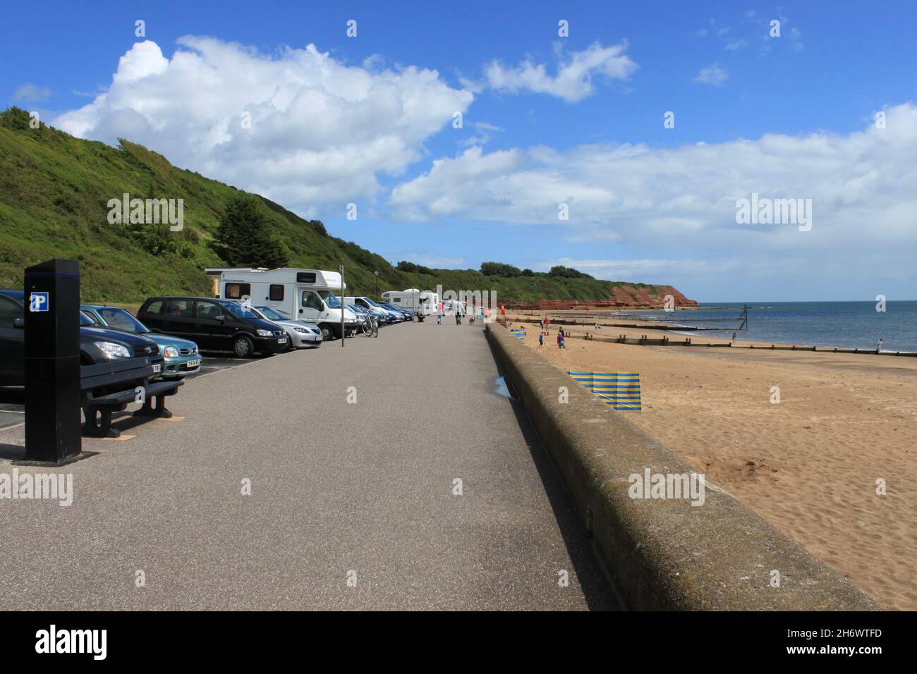 Exmouth. The England south west coast path. South Devon. England. UK ...
