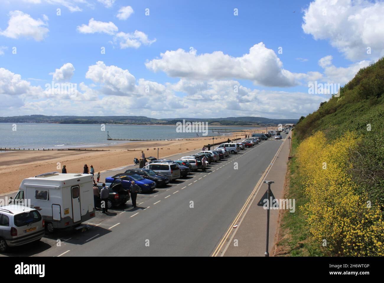 Exmouth. The England south west coast path. South Devon. England. UK ...