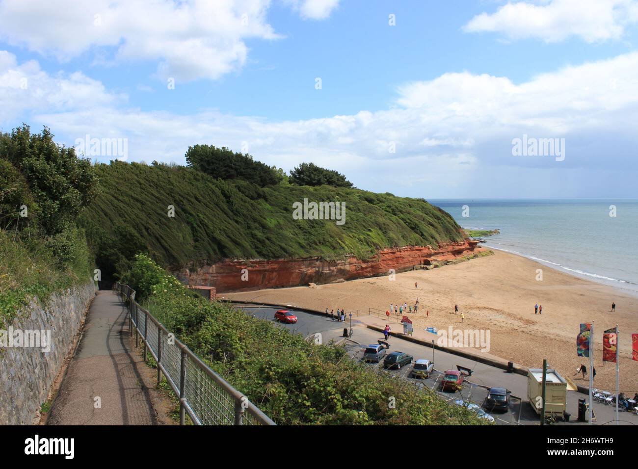 Exmouth. The England south west coast path. South Devon. England. UK ...