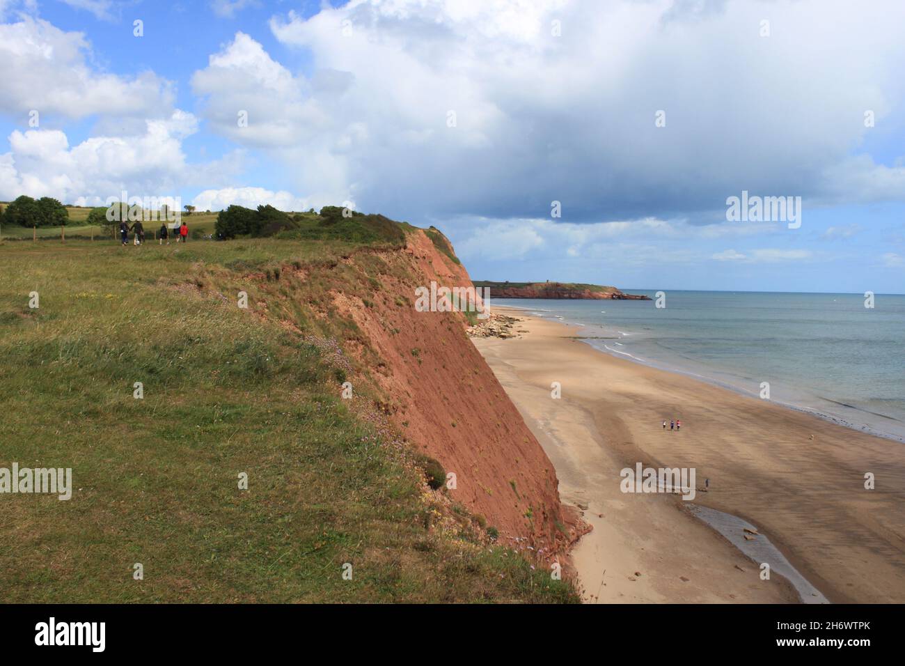 Exmouth. The England south west coast path. South Devon. England. UK ...