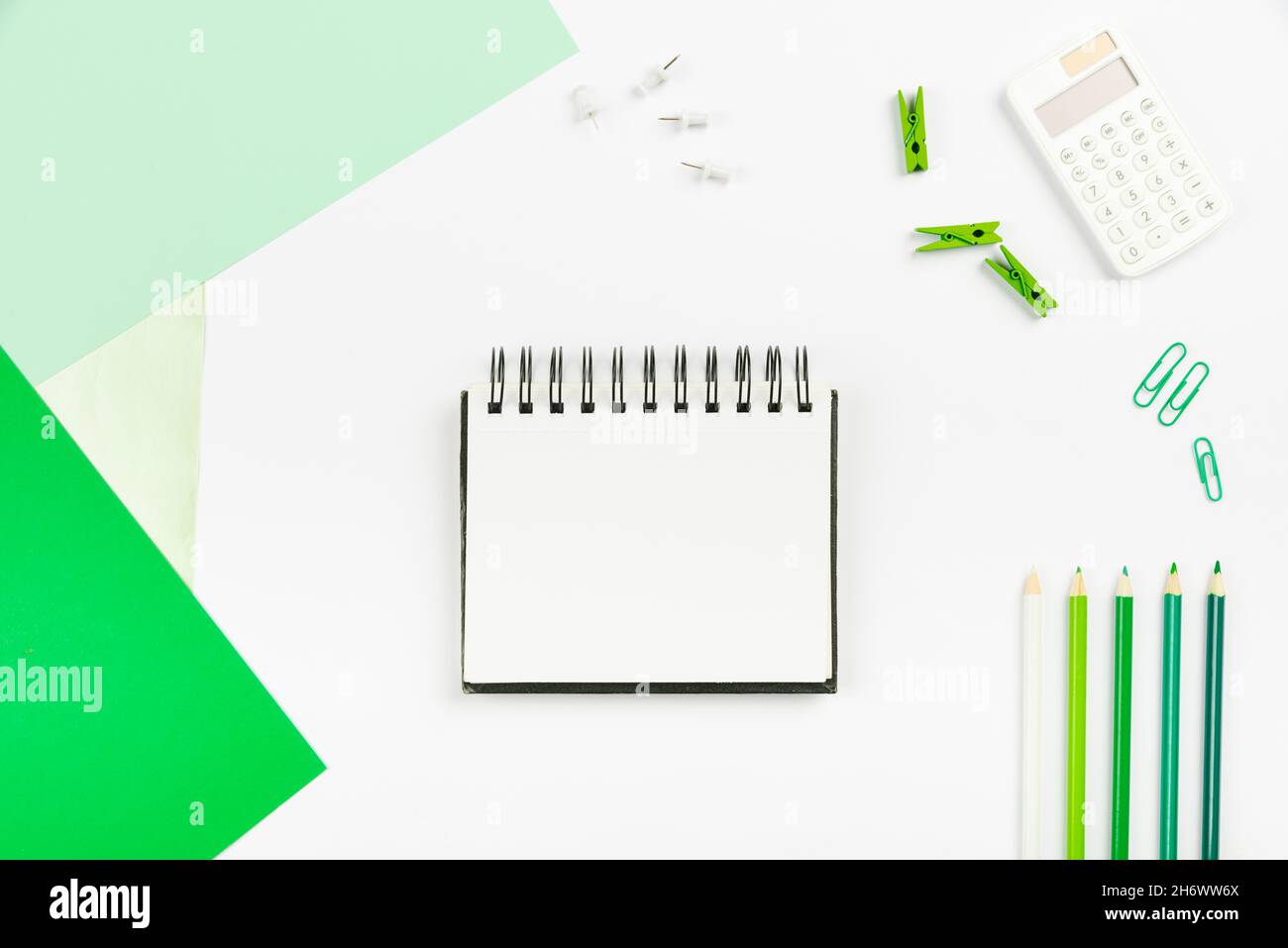 Multiple Assorted Collection Office Stationery Photo With Pens Pencils ...