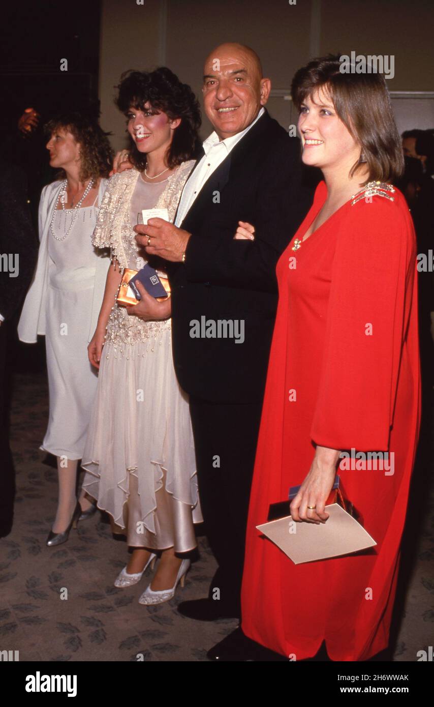 Telly Savalas April 1987 Credit: Ralph Dominguez/MediaPunch Stock Photo ...