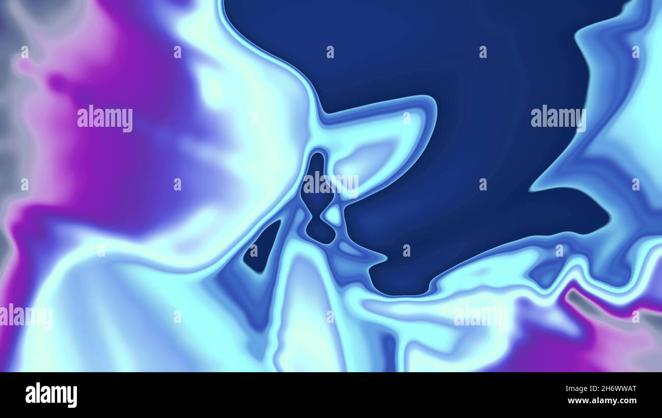 Abstract wave surface with colorful light reflection Stock Photo - Alamy