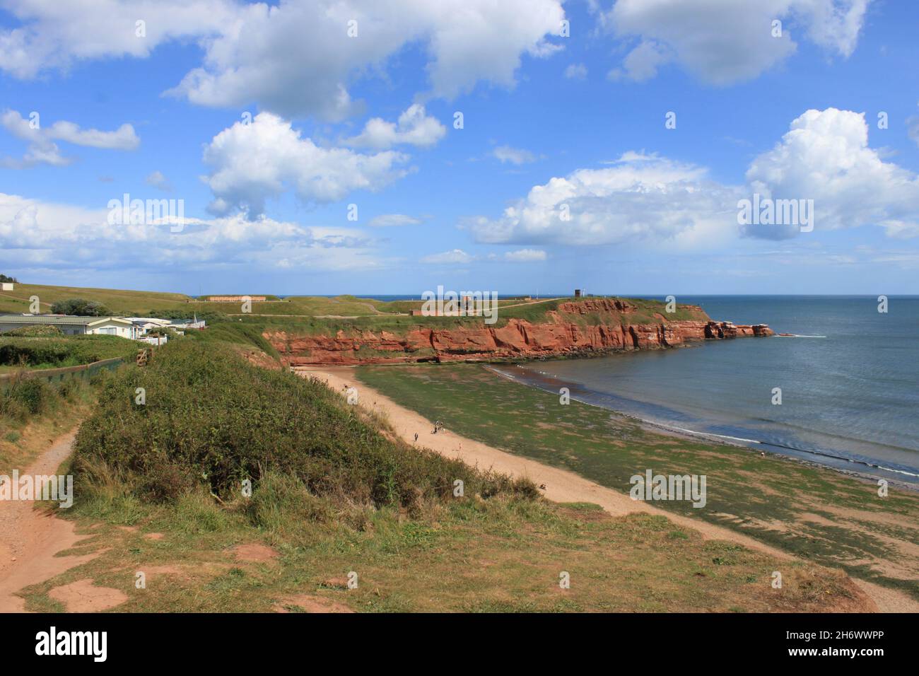 Devon Cliffs Holiday Park. The England south west coast path. South ...