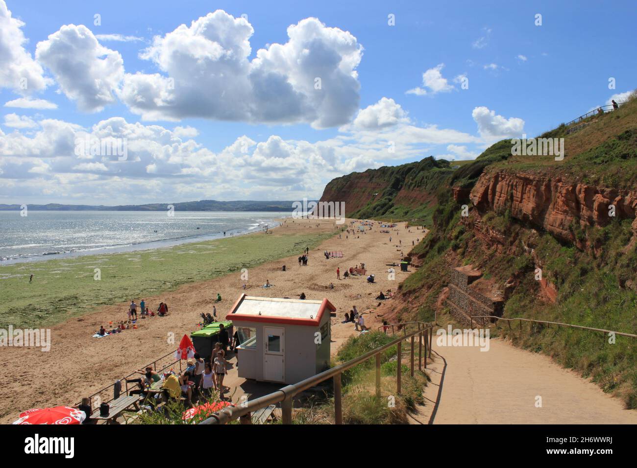 The England south west coast path. South Devon. England. UK Stock Photo ...