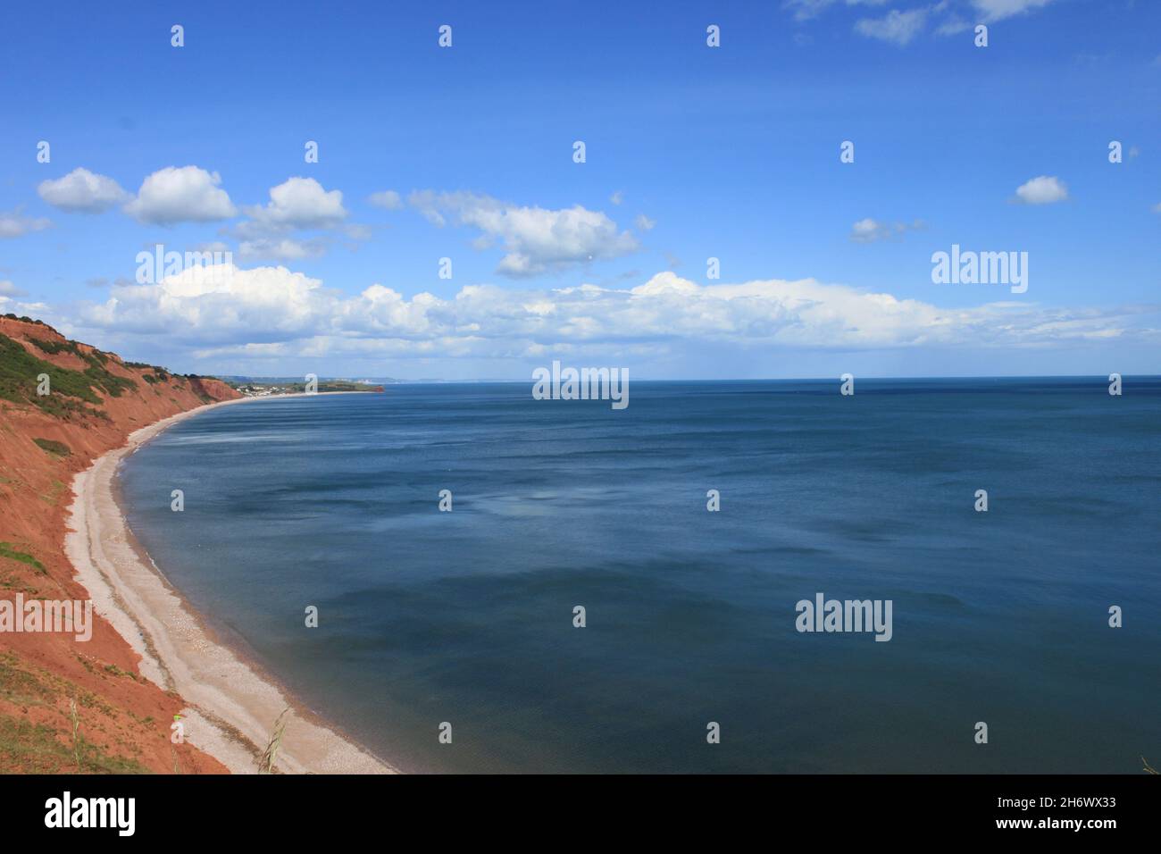 The England south west coast path. South Devon. England. UK Stock Photo ...
