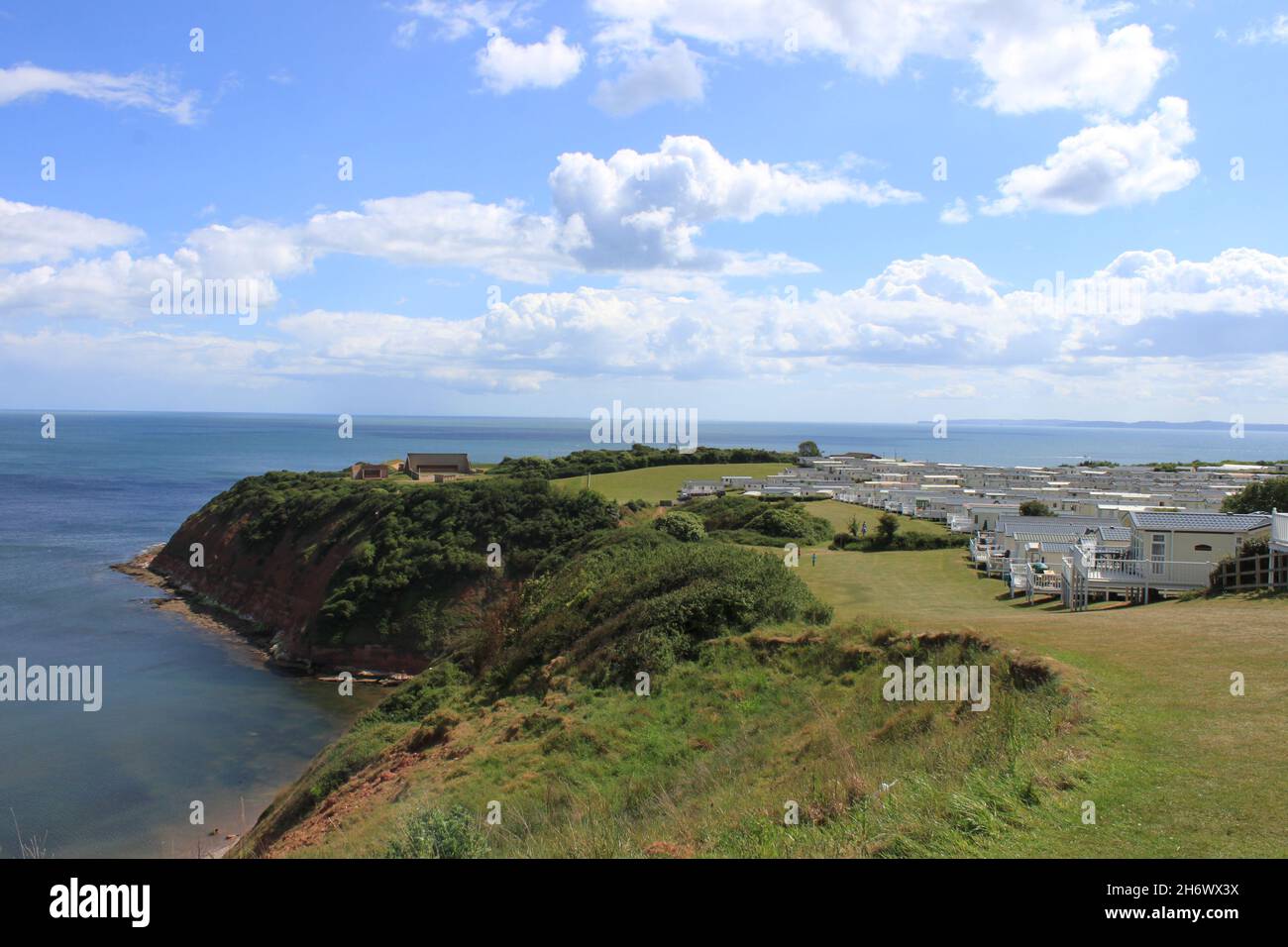 The England south west coast path. South Devon. England. UK Stock Photo ...