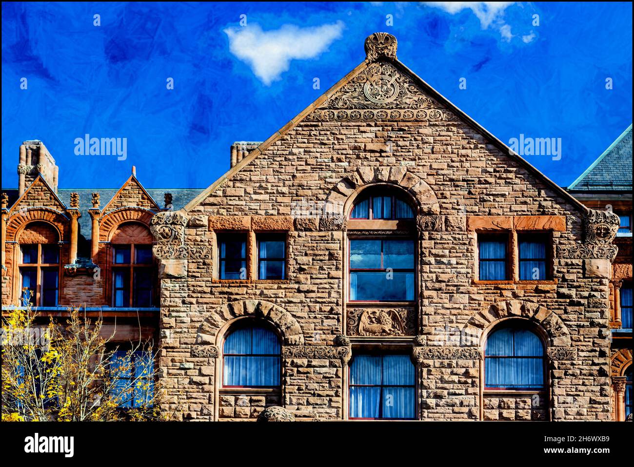 old building in toronto canada Stock Photo - Alamy