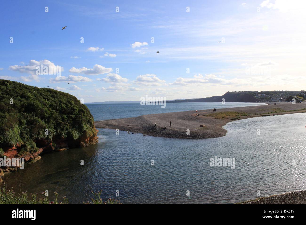 The England south west coast path. South Devon. England. UK Stock Photo ...