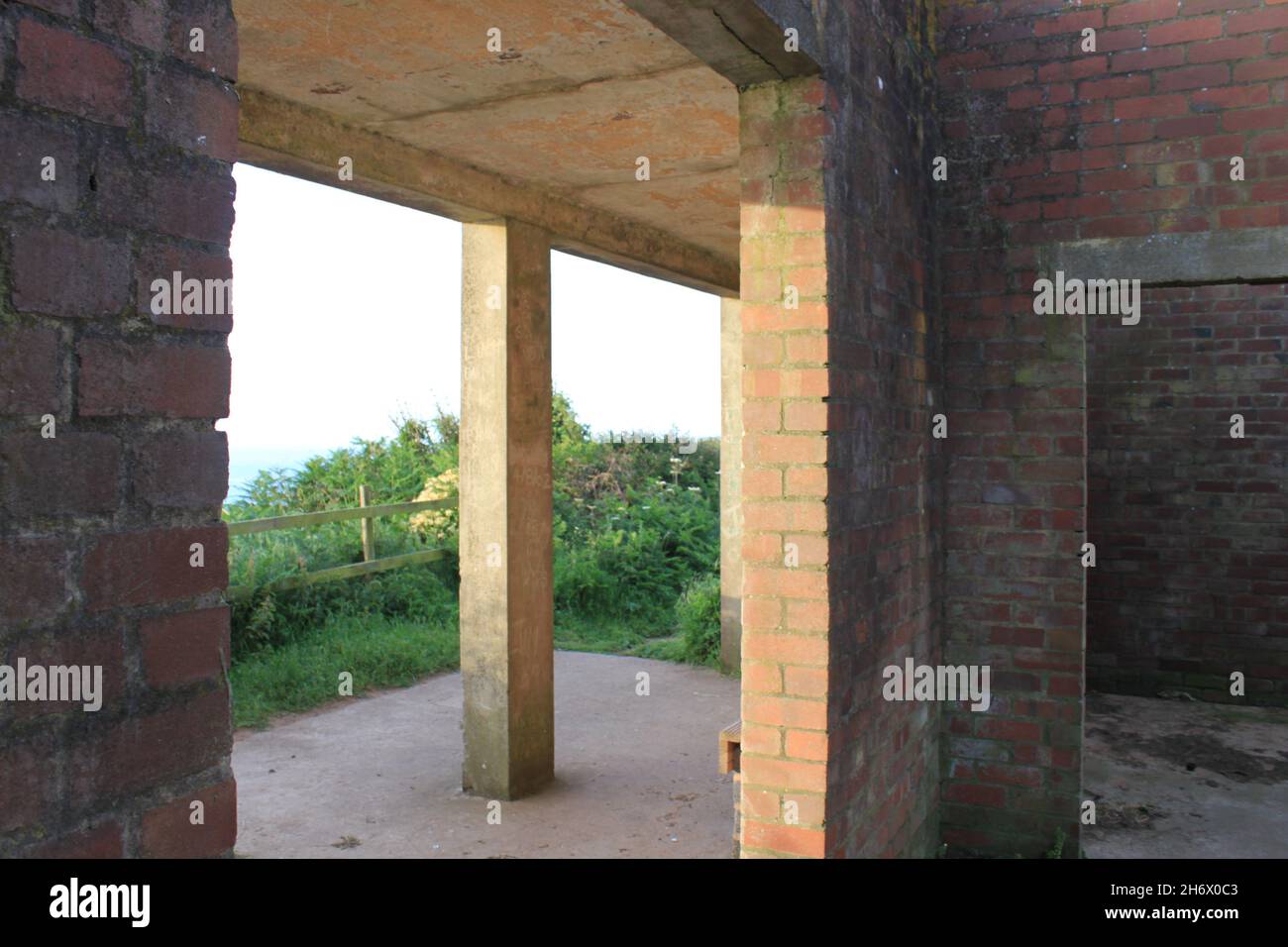Brandy Head Observation Post. The England south west coast path. South ...