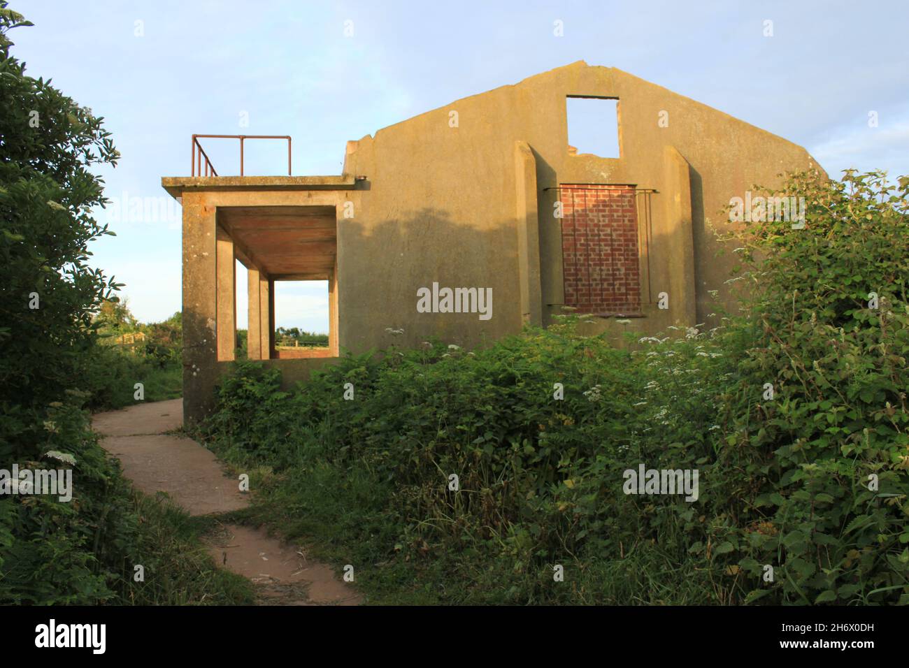 Brandy Head Observation Post. The England south west coast path. South ...