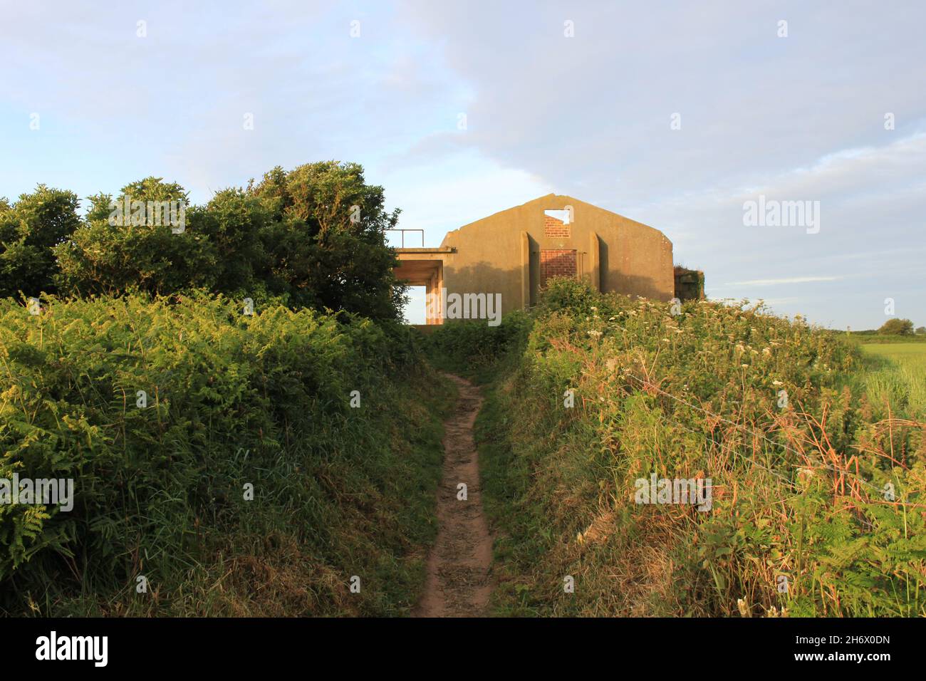 Brandy Head Observation Post. The England south west coast path. South ...