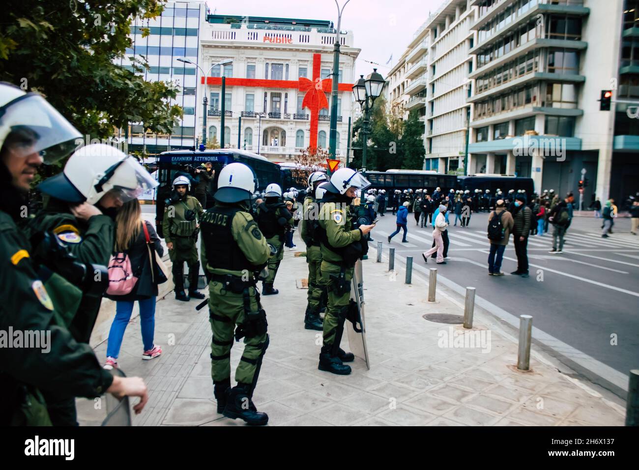 Commemoration of the student uprising of November 17, 1973 against the ...