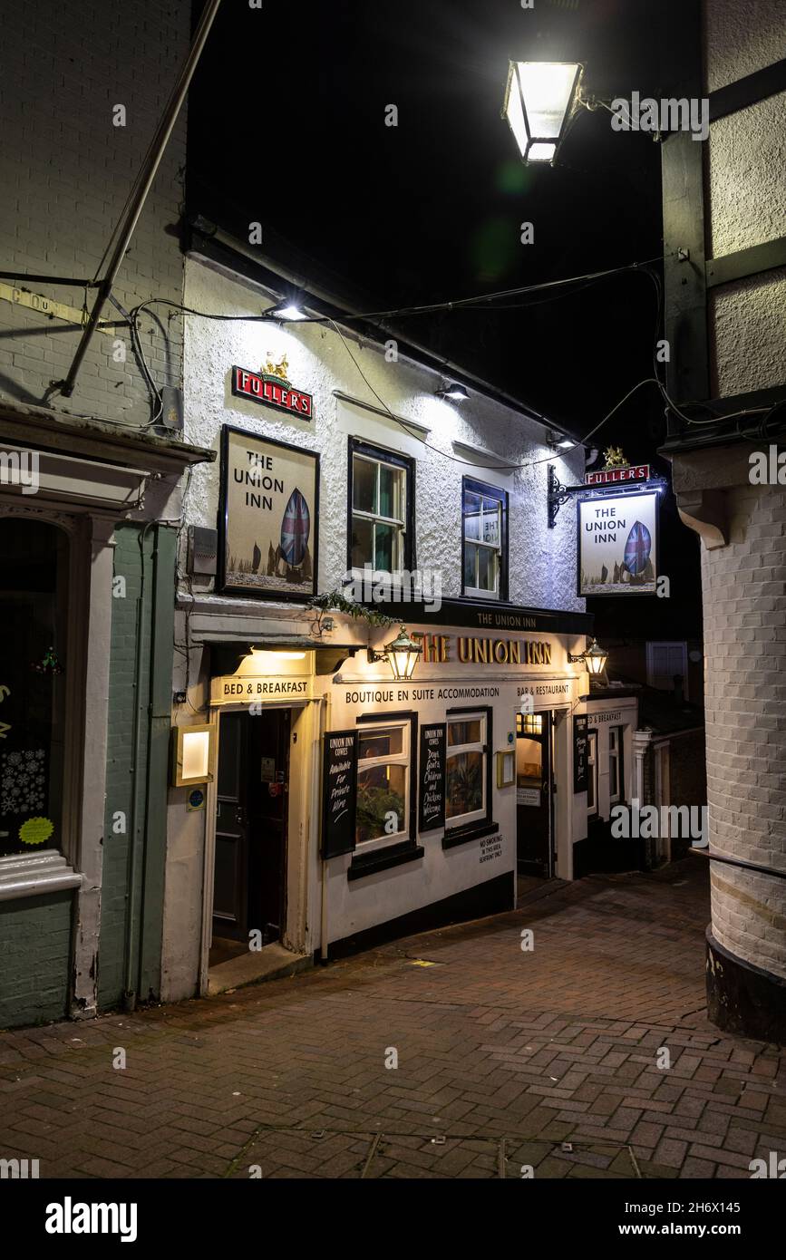 The Union Inn public house, Watch Lane, Cowes, Isle of Wight, United ...