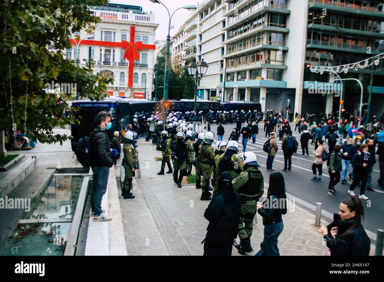 Commemoration of the student uprising of November 17, 1973 against the ...