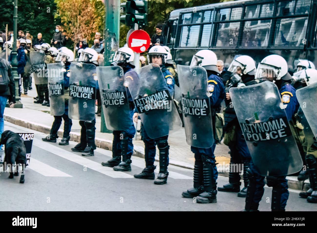 Commemoration of the student uprising of November 17, 1973 against the ...