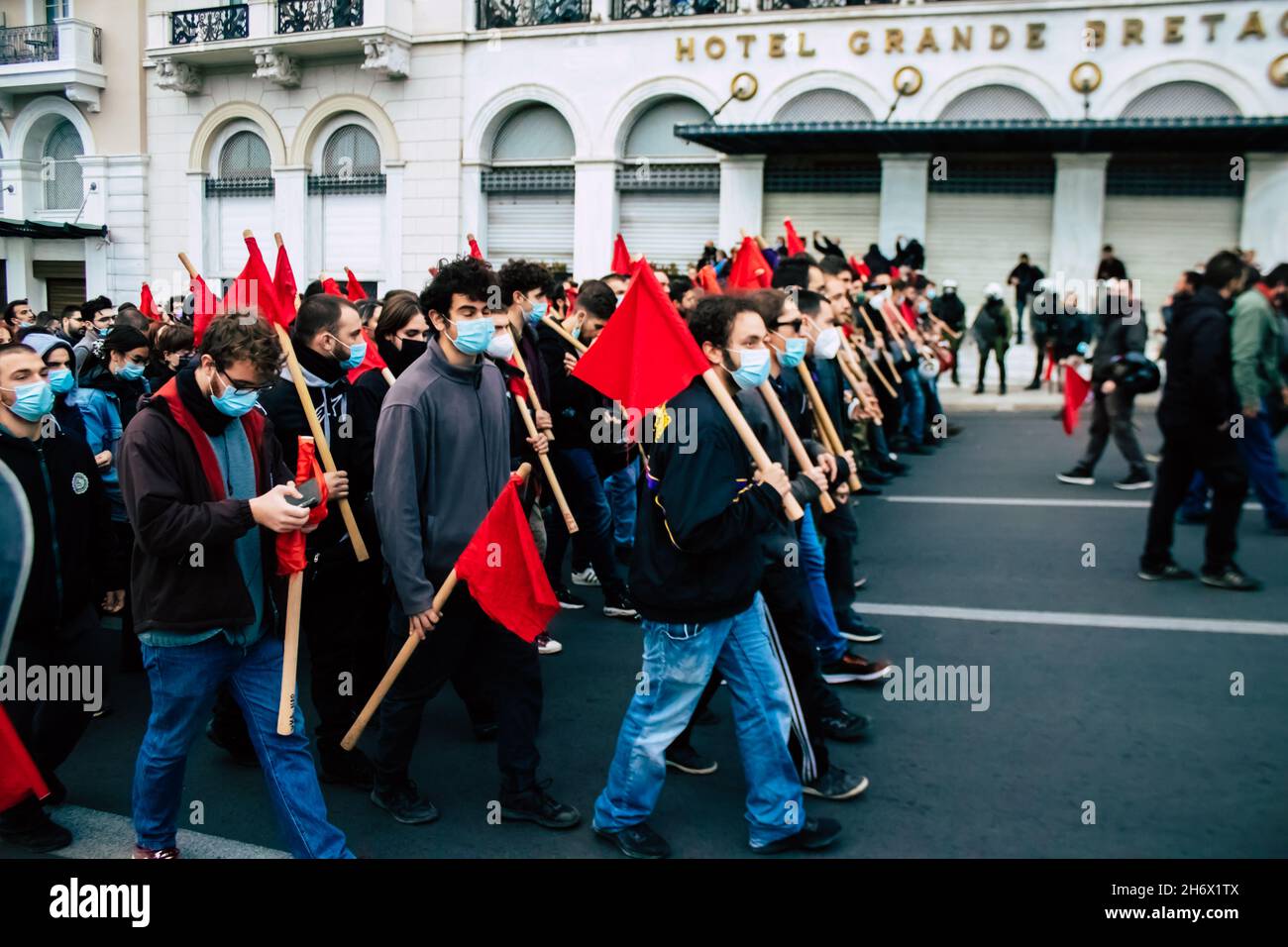 Commemoration of the student uprising of November 17, 1973 against the ...
